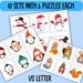 Winter Puzzle Matching Cards,preschool Winter Activity,preschool ...