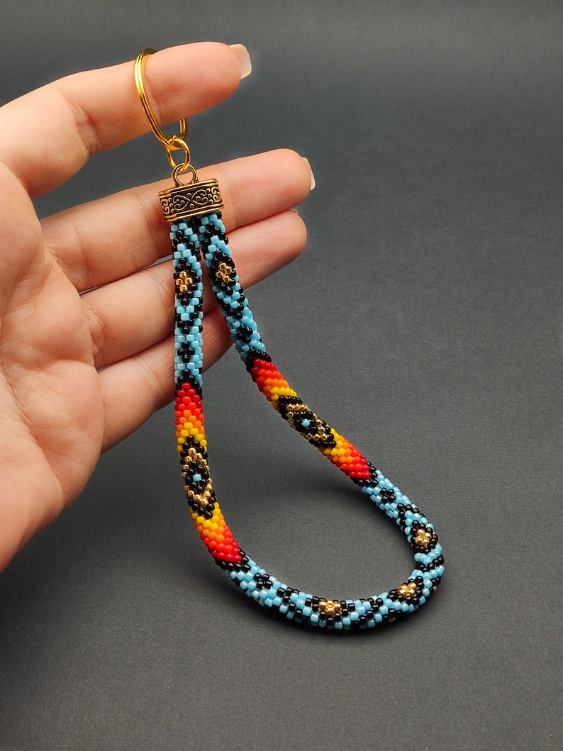 Native American Style Wrist Lanyard Wrist Keychains for - Etsy
