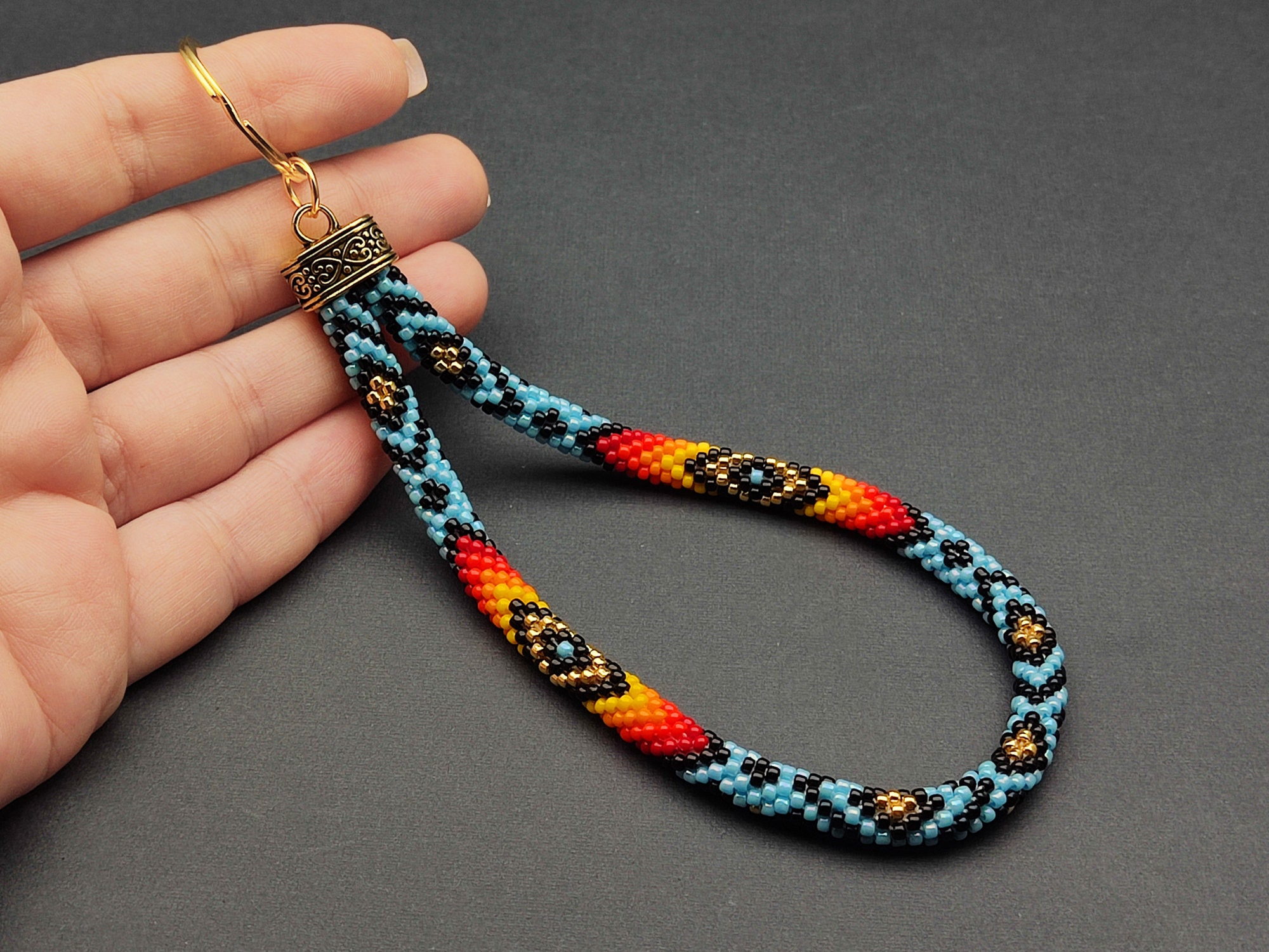 Native American Style Wrist Lanyard, Wrist Keychains for Women, Car ...