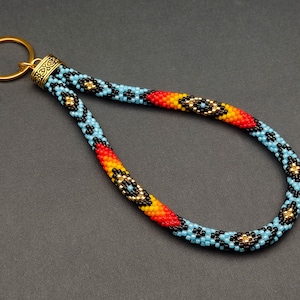 Native American Style Wrist Lanyard, Wrist Keychains for Women, Car ...