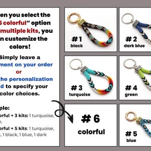Keychain Making Kit - Seed Bead Craft, Crochet With Beads, Create Your ...