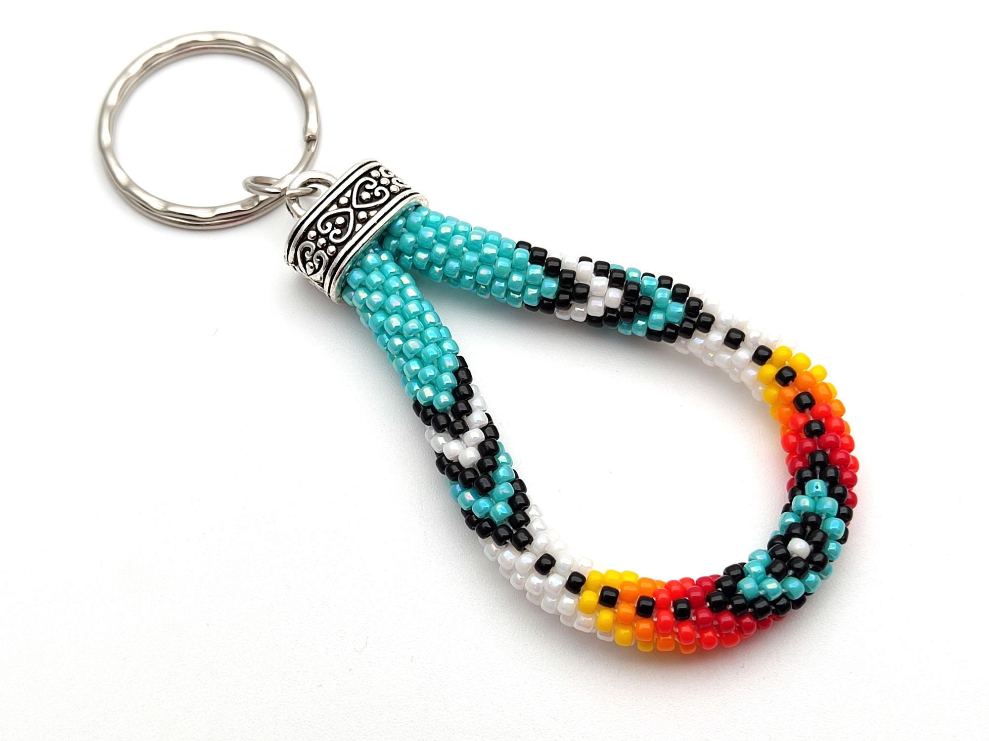 Keychain Making Kit - Seed Bead Craft, Crochet With Beads, Create Your ...