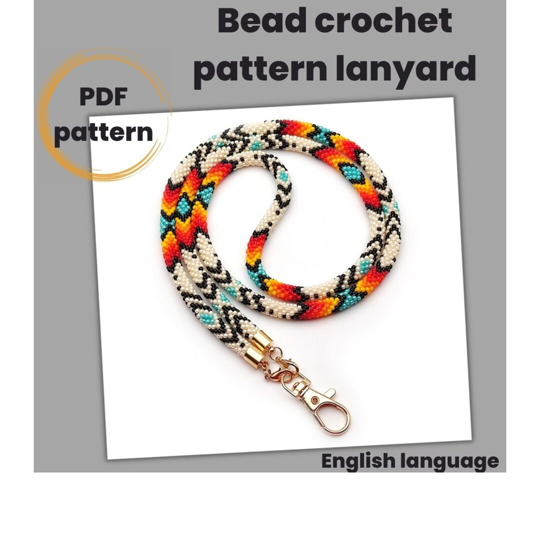Beige Lanyard Pattern Pattern Teacher Lanyard Ethnic Lanyard - Etsy