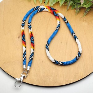 Beaded Lanyard Kit, Bead Crochet Lanyard DIY Kit, Jewelry Making Kit ...