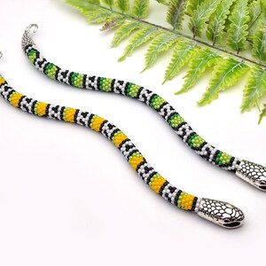 Yellow Snake Rope Bracelet Pattern, Pdf Pattern, Pattern Bracelet ...