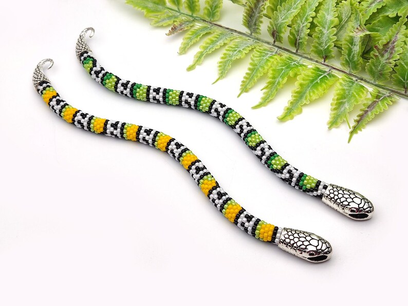 Yellow Snake Rope Bracelet Pattern, Pdf Pattern, Pattern Bracelet ...