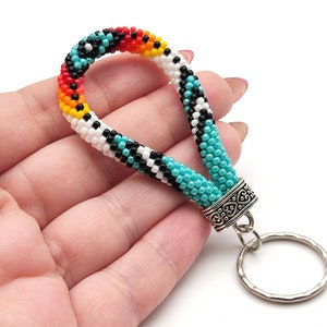 Keychain Making Kit - Seed Bead Craft, Crochet With Beads, Create Your ...