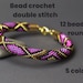 DIY Bead Crochet Bracelet Kit, Pink Toho Beads, Adult Craft (PDF ...