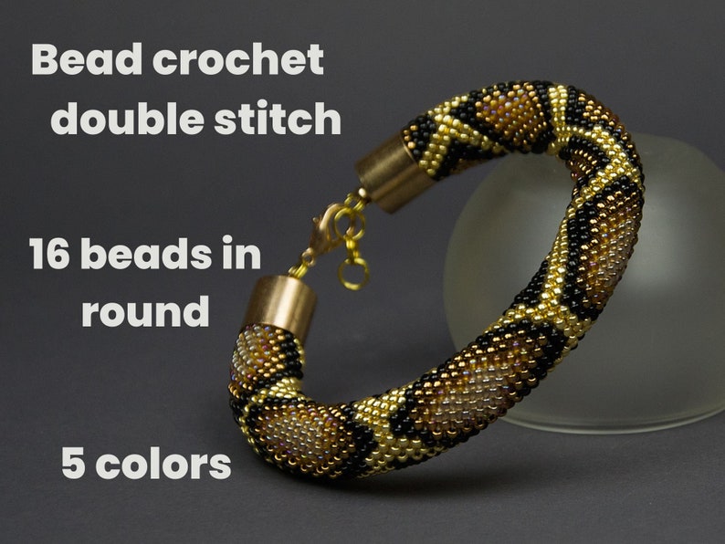 Brown Snake Bracelet Pattern, Do It Yourself, Bracelet Pattern, Snake ...