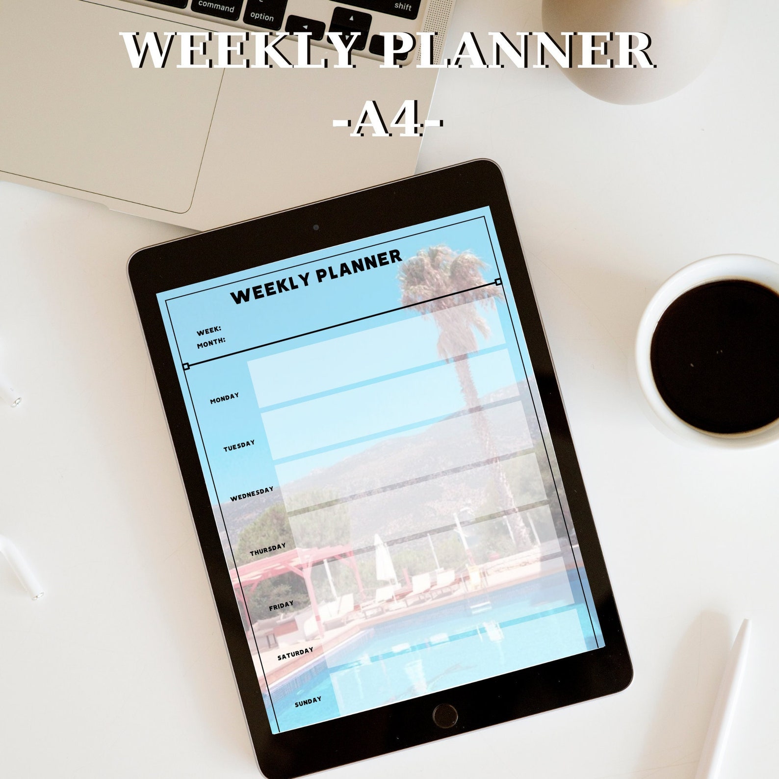 Colorful Weekly Planner Printable Weekly Planner - Etsy