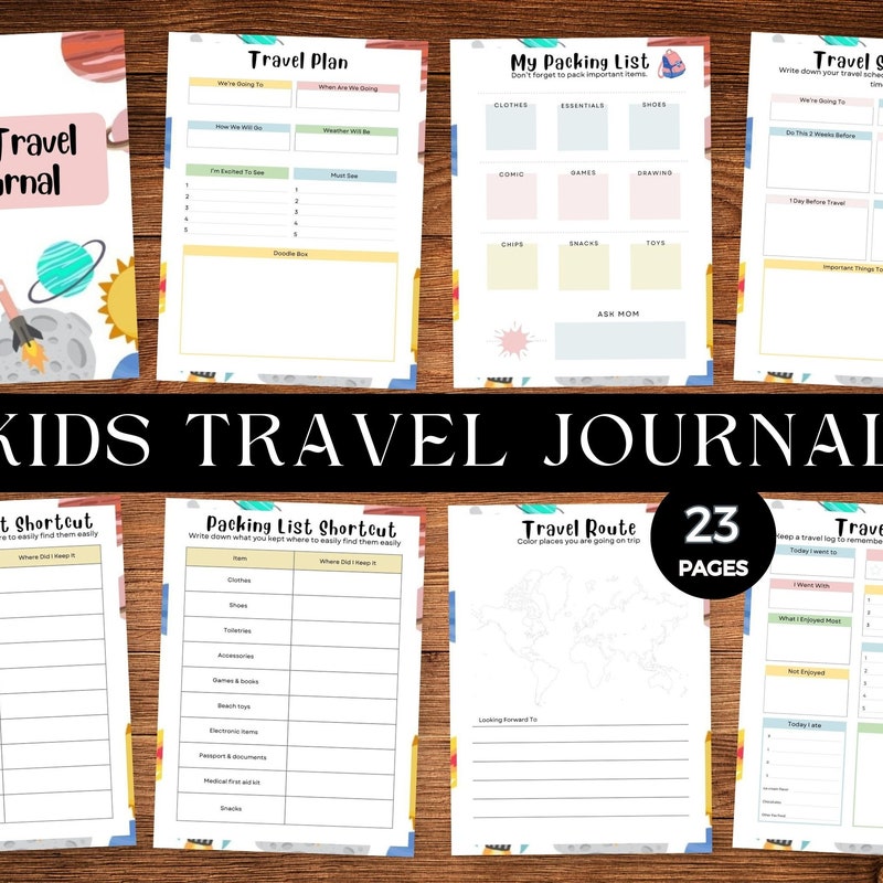 Travel Journal - Etsy