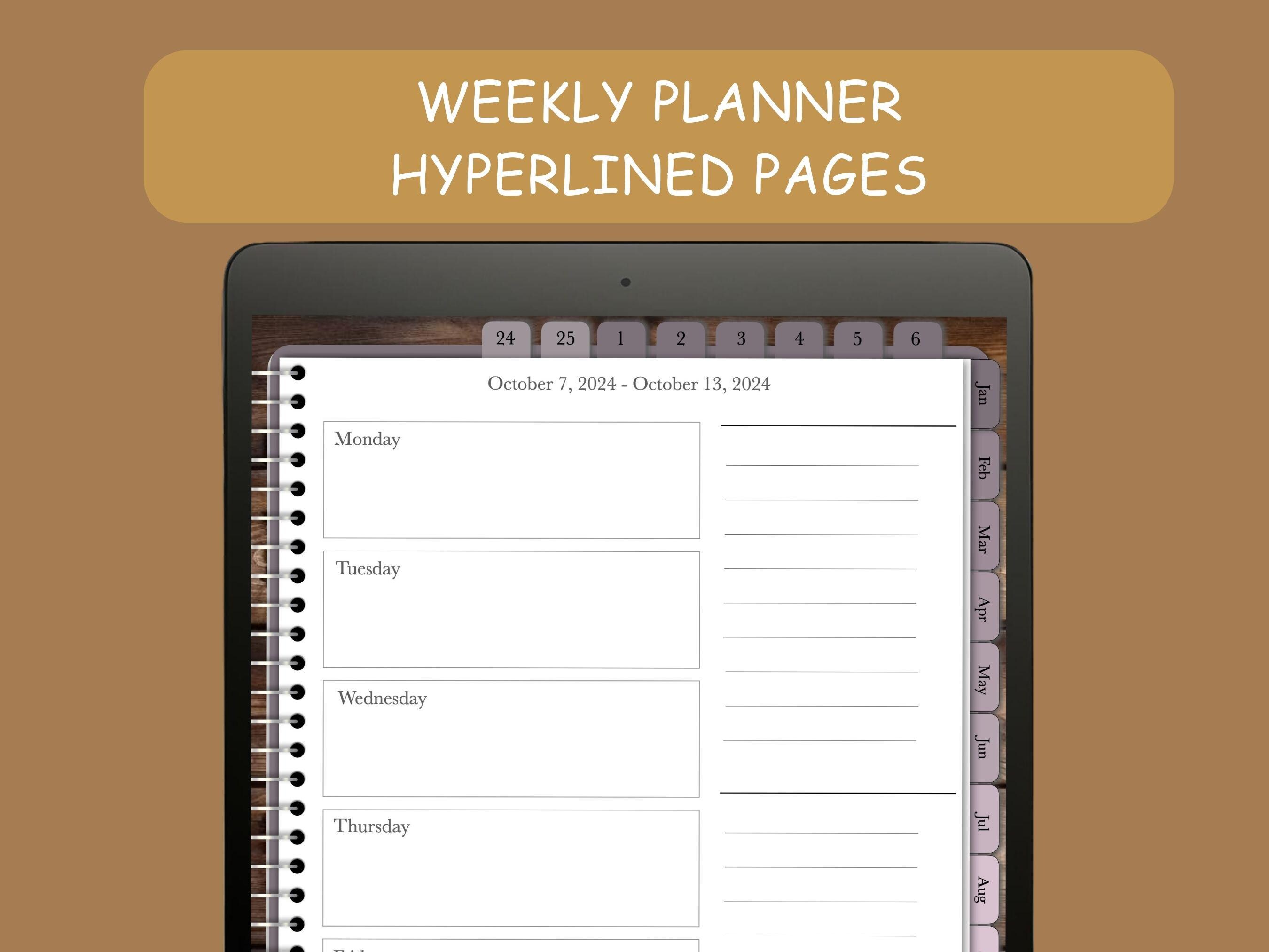 Digital Planner 2024 2025 Monday Start Annotation Apps Digital Planner ...