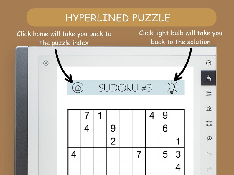 Digital Sudoku Puzzle Games Bundle Sudoku Digital Templates Brain ...