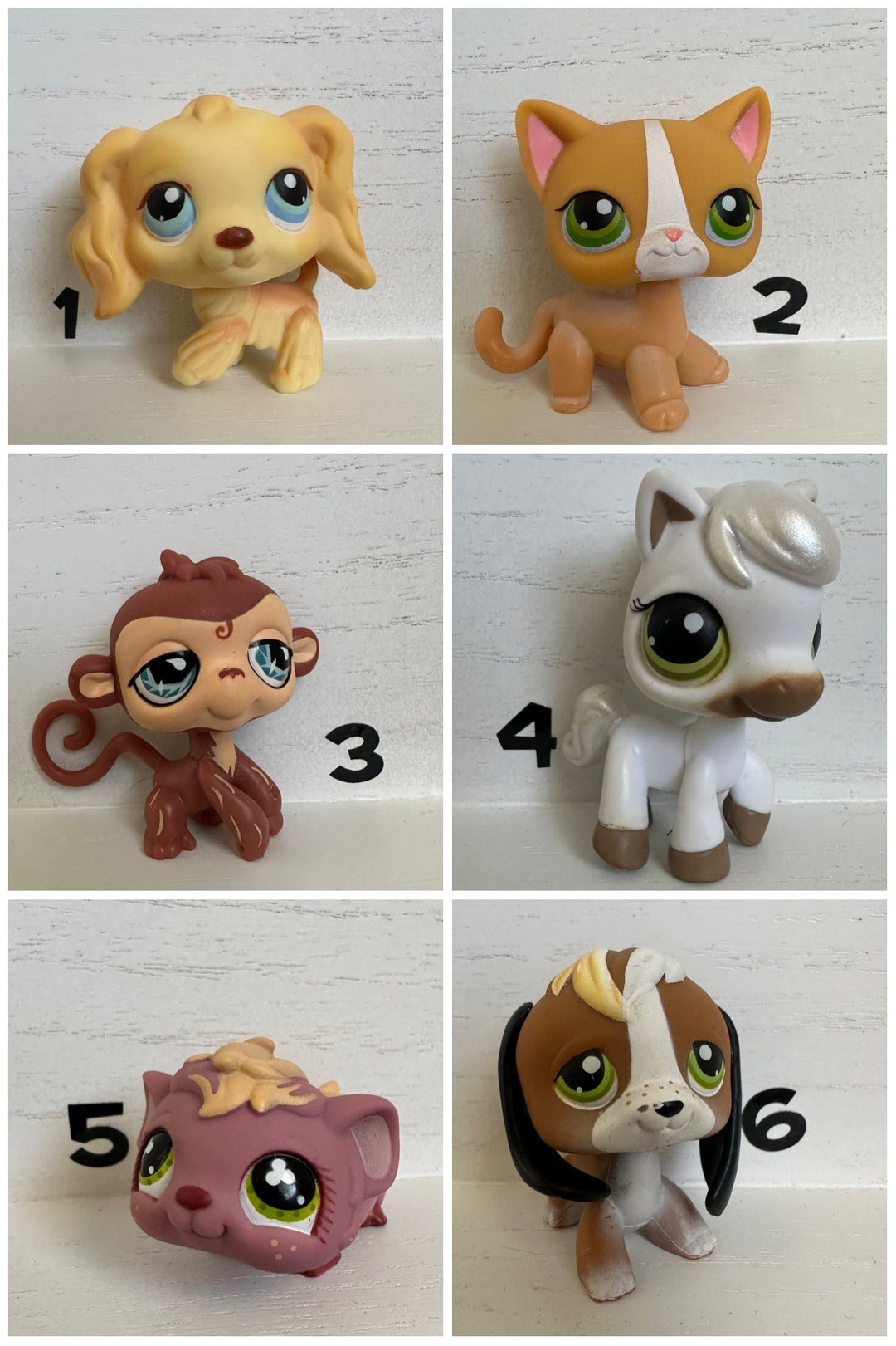 Authentic Littlest Pet Shop Animals - Etsy