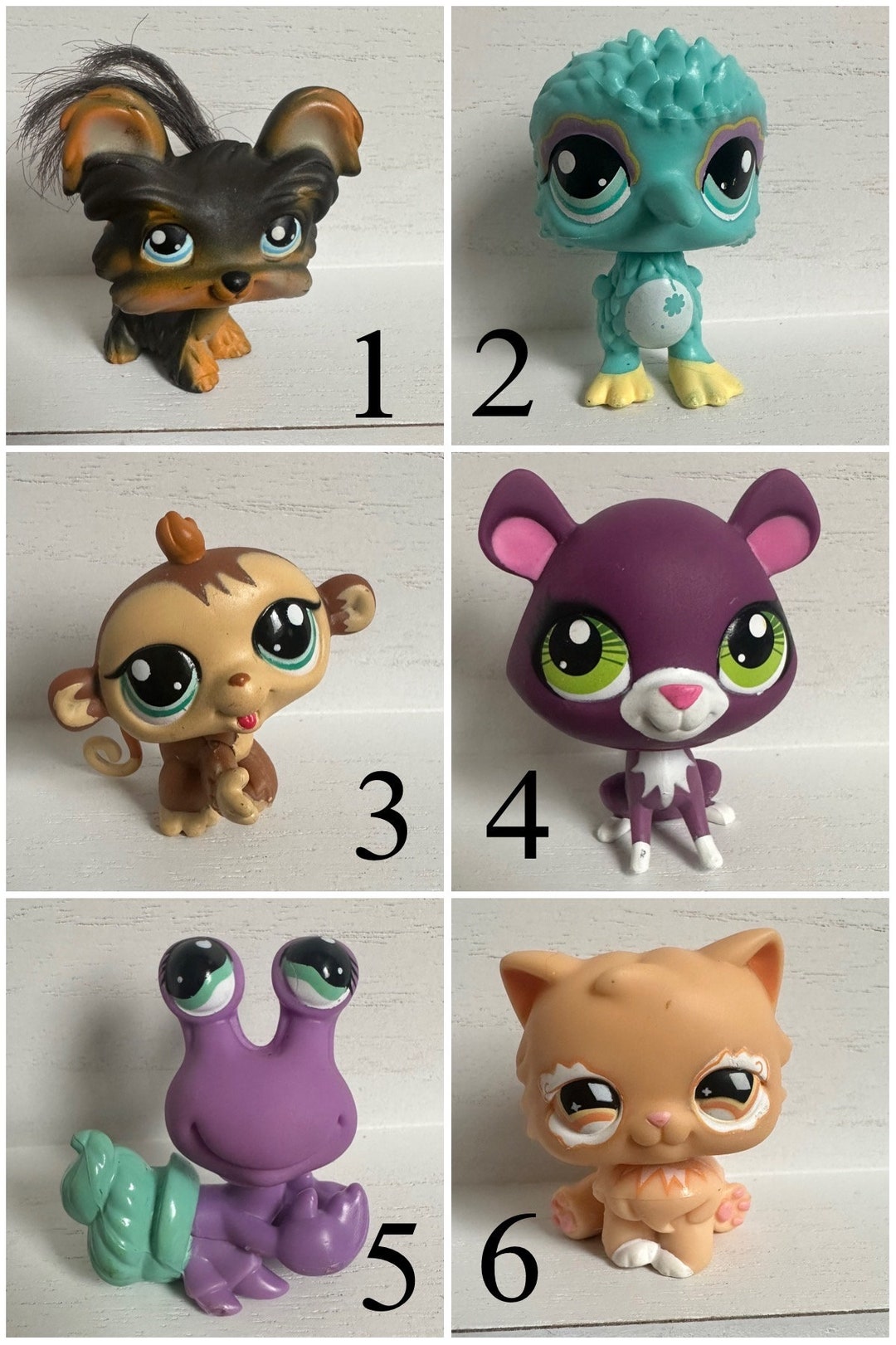 Authentic Littlest Pet Shop Animals - Etsy