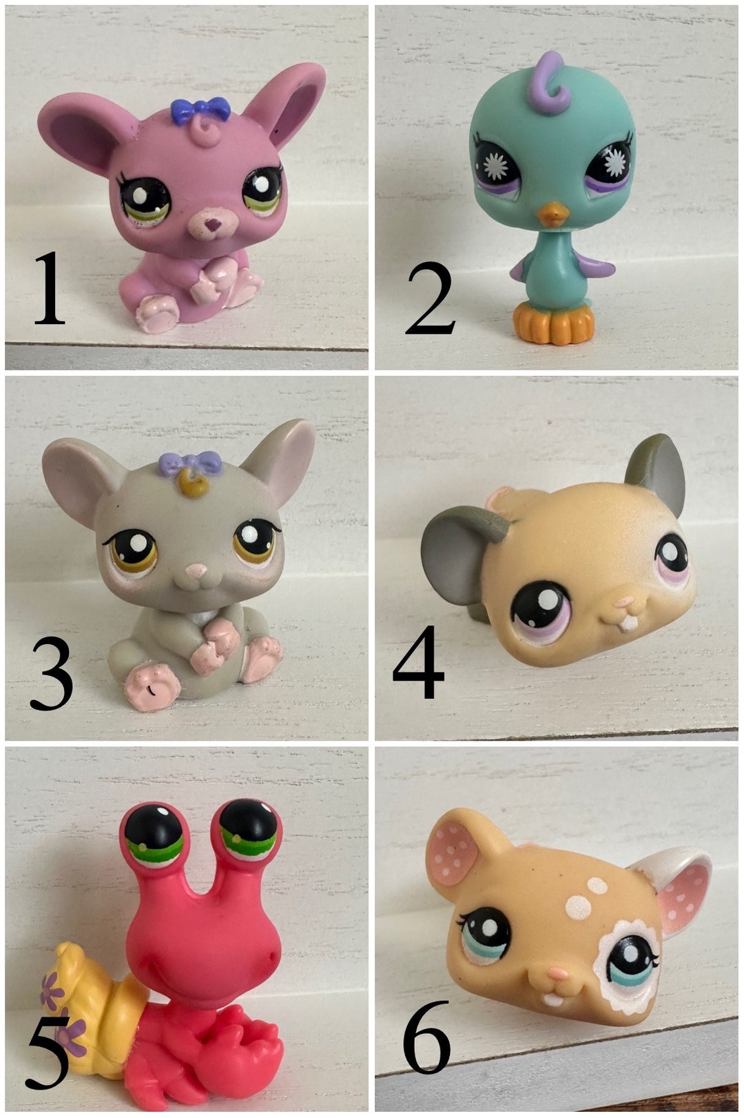 Authentic Littlest Pet Shop Animals - Etsy