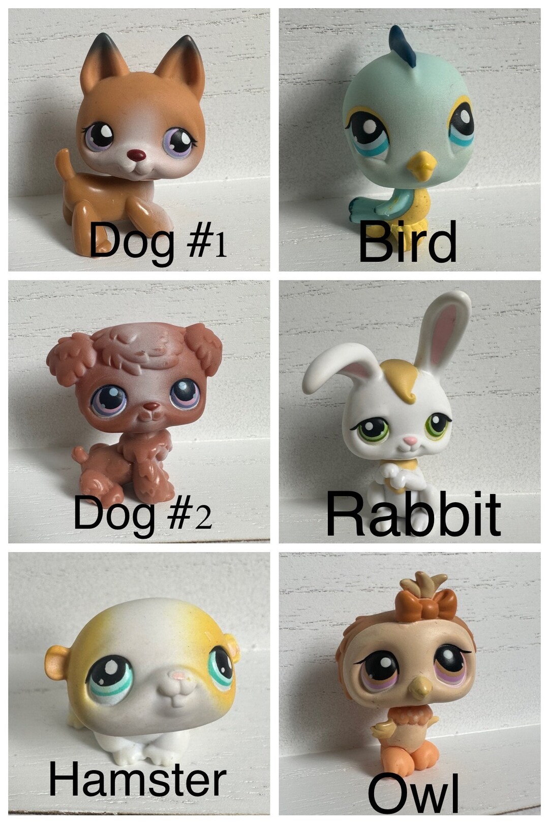 Authentic Littlest Pet Shop Animals - Etsy