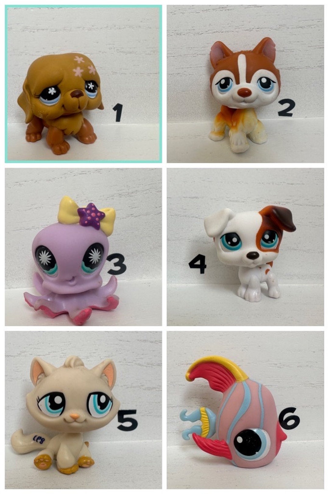 Authentic Littlest Pet Shop Animals - Etsy