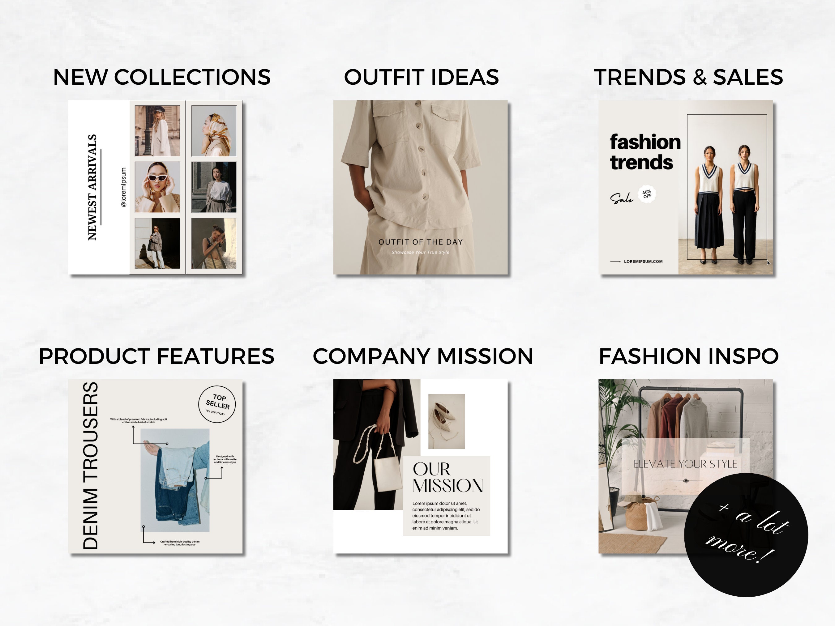 200+ Fashion Ecommerce Instagram Post Canva Templates -sustainable ...
