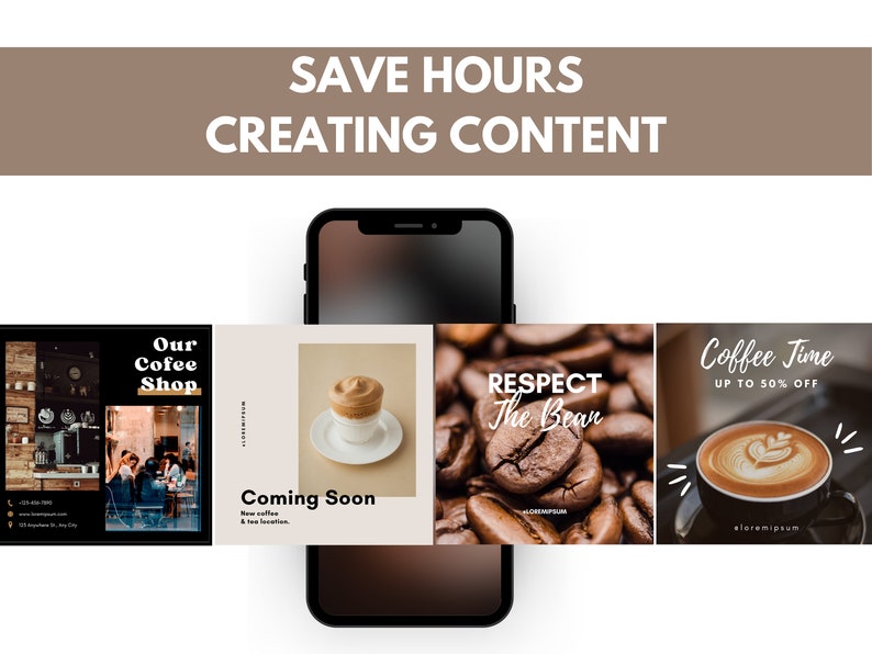 150 Coffee Shop Instagram Post Canva Templates Coffee House Social ...