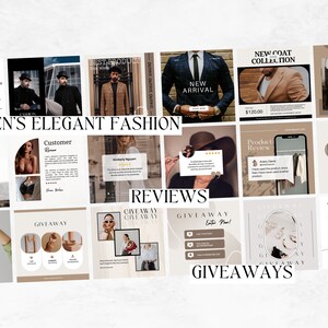 200 Fashion Ecommerce Instagram Post Canva Templates sustainable ...