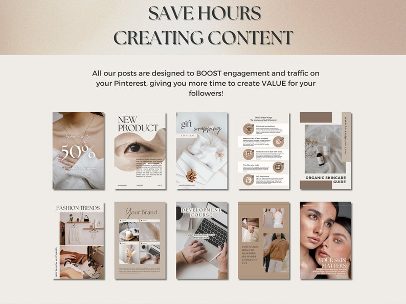 100 Pinterest Pin Templates Pinterest Templates Pinterest - Etsy