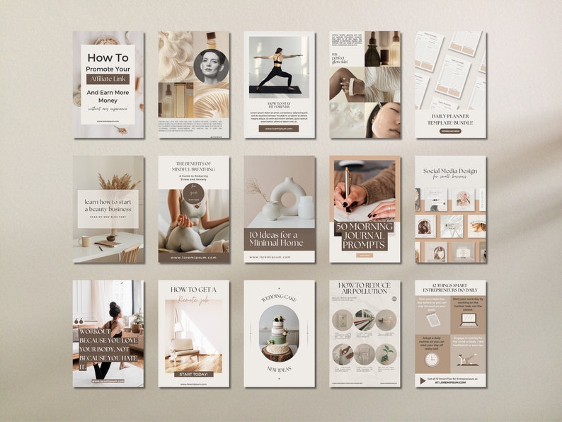 100 Pinterest Pin Templates Pinterest Templates Pinterest - Etsy