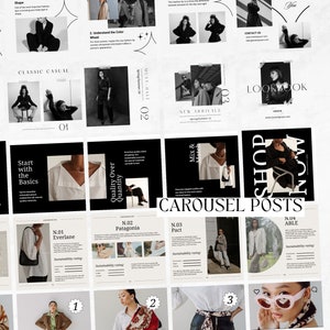200+ Fashion Ecommerce Instagram Post Canva Templates -sustainable ...