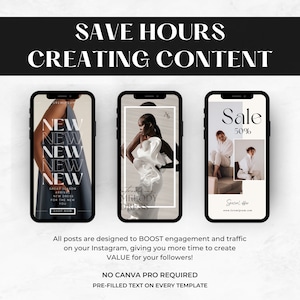 200+ Fashion Ecommerce Instagram Post Canva Templates -sustainable ...