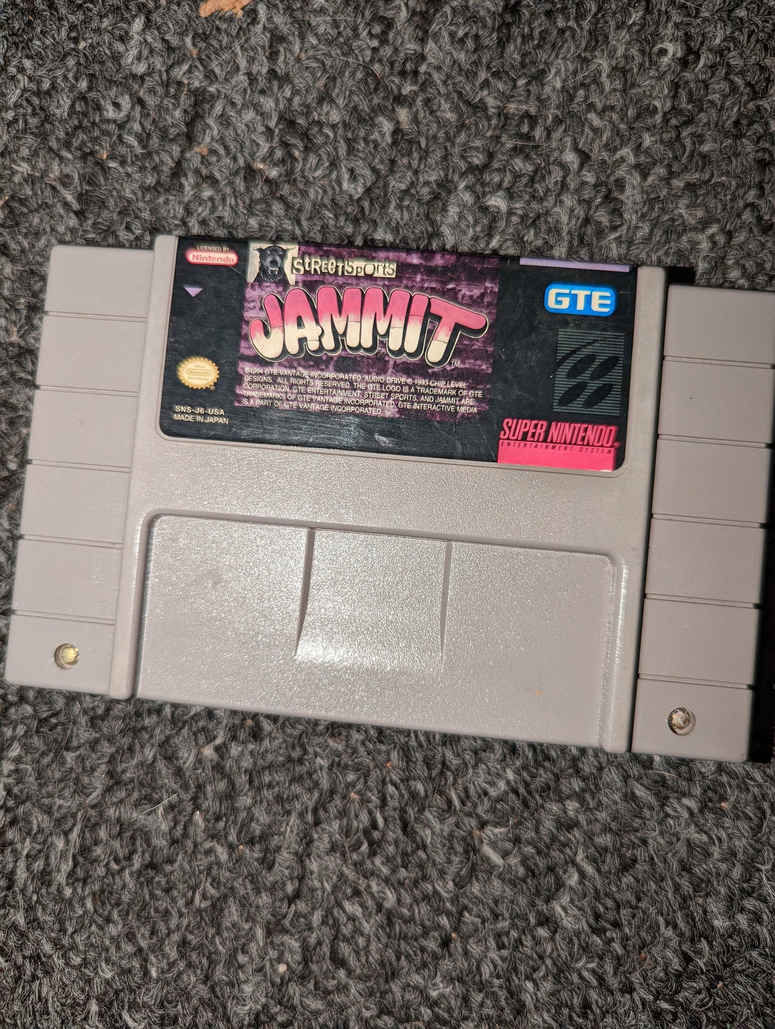 Jammit Cartridge Game for Super Nintendo Console - Etsy