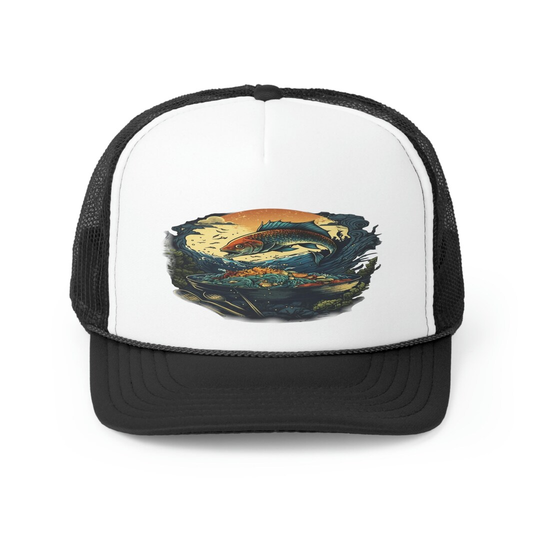 Fish Hat, Food Fish Hat, Fish Dish Hat, Fish Hat Cool, Cool Fish Hat ...