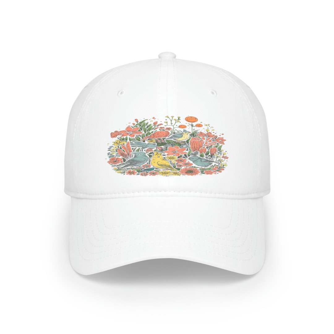 Cute Birdie Baseball Cap, Baseball Cap, Spring Baseball Cap, Summer ...