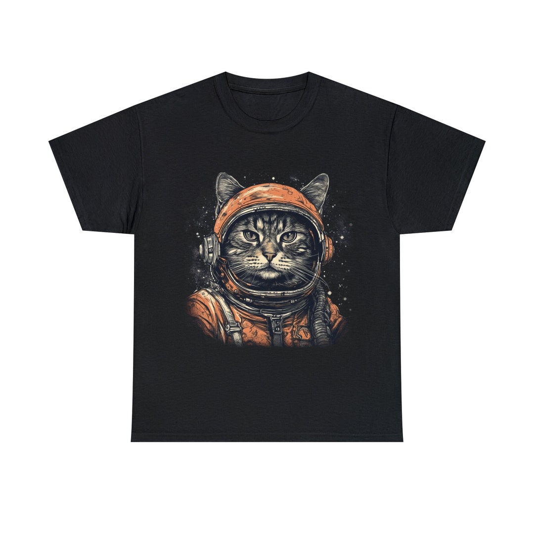 Space Cat Shirt, Space Cat T-shirt, Space Shirt, Cat Shirt, Astronaut ...