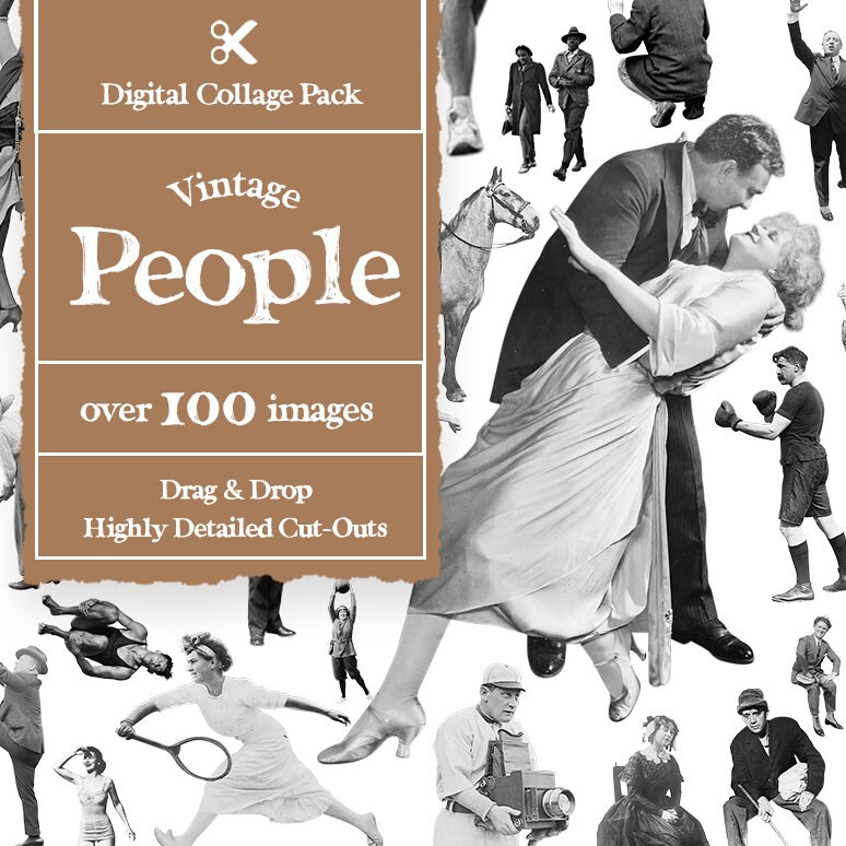 Vintage People Collage Creator 100+ Images || Vintage People Digital ...