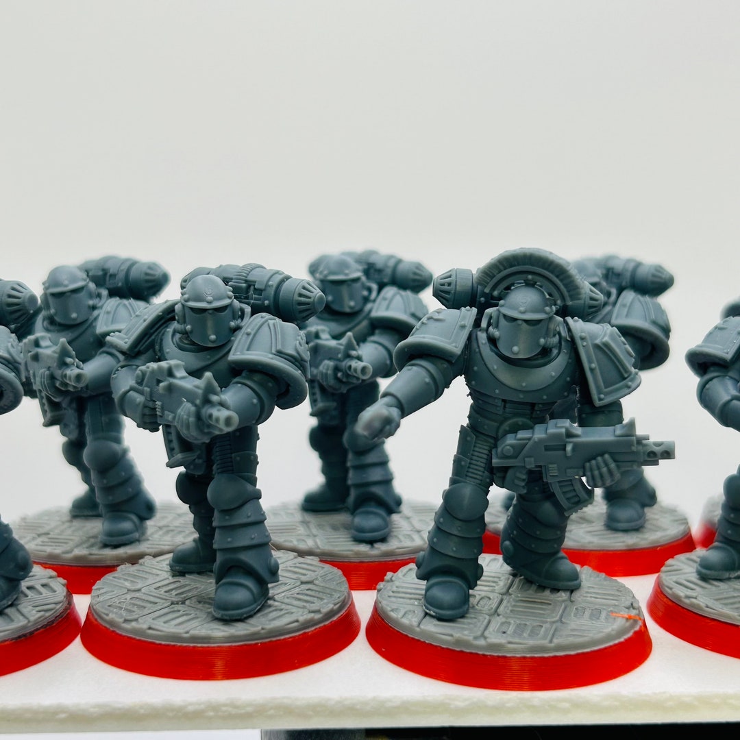 Custom Space Crusader 10 Man Legion Squad. Mk2 Mk3 Mk4 Mk5 - Etsy