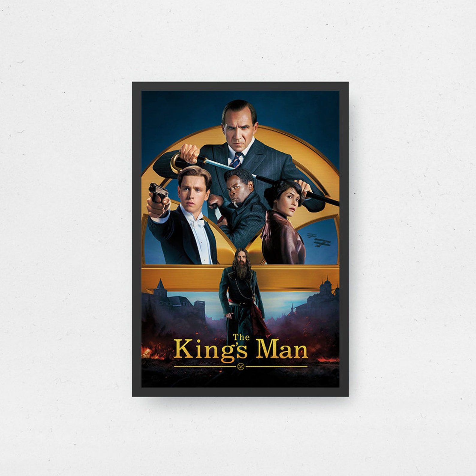 The King's Man Movie Poster - High Quality Canvas Art Print - Room ...