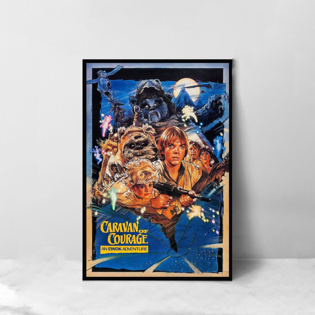 The Ewok Adventure Movie Poster - High Quality Canvas Art Print - Room ...