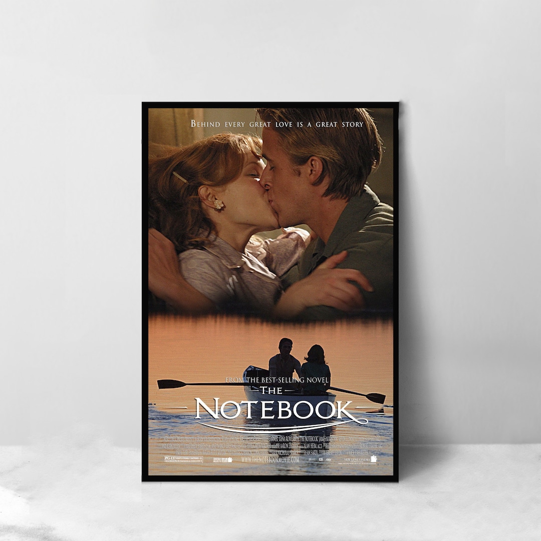 The Notebook Movie Poster - High Quality Canvas Art Print - Room ...