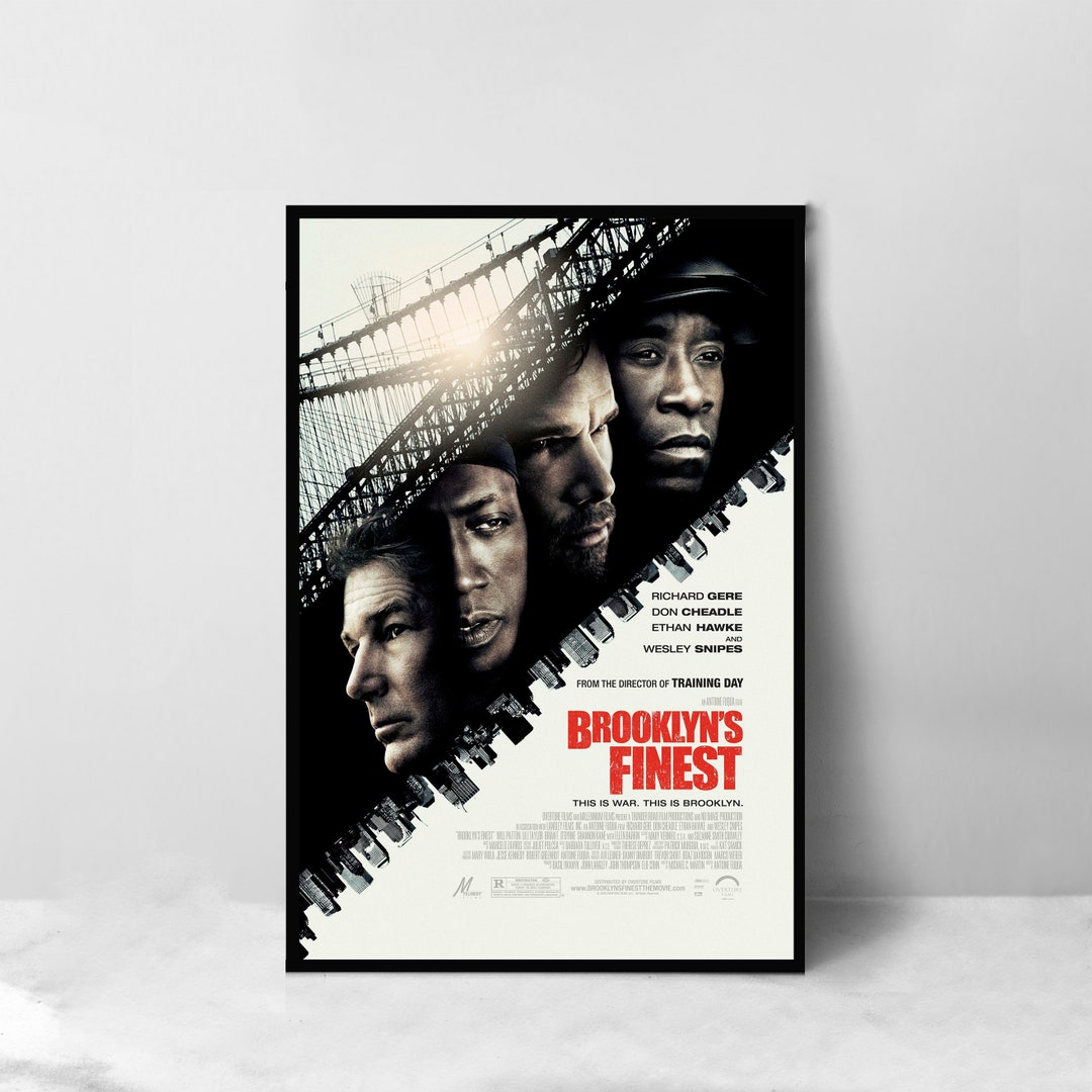 Brooklyn's Finest Movie Poster - High Quality Canvas Art Print - Room ...