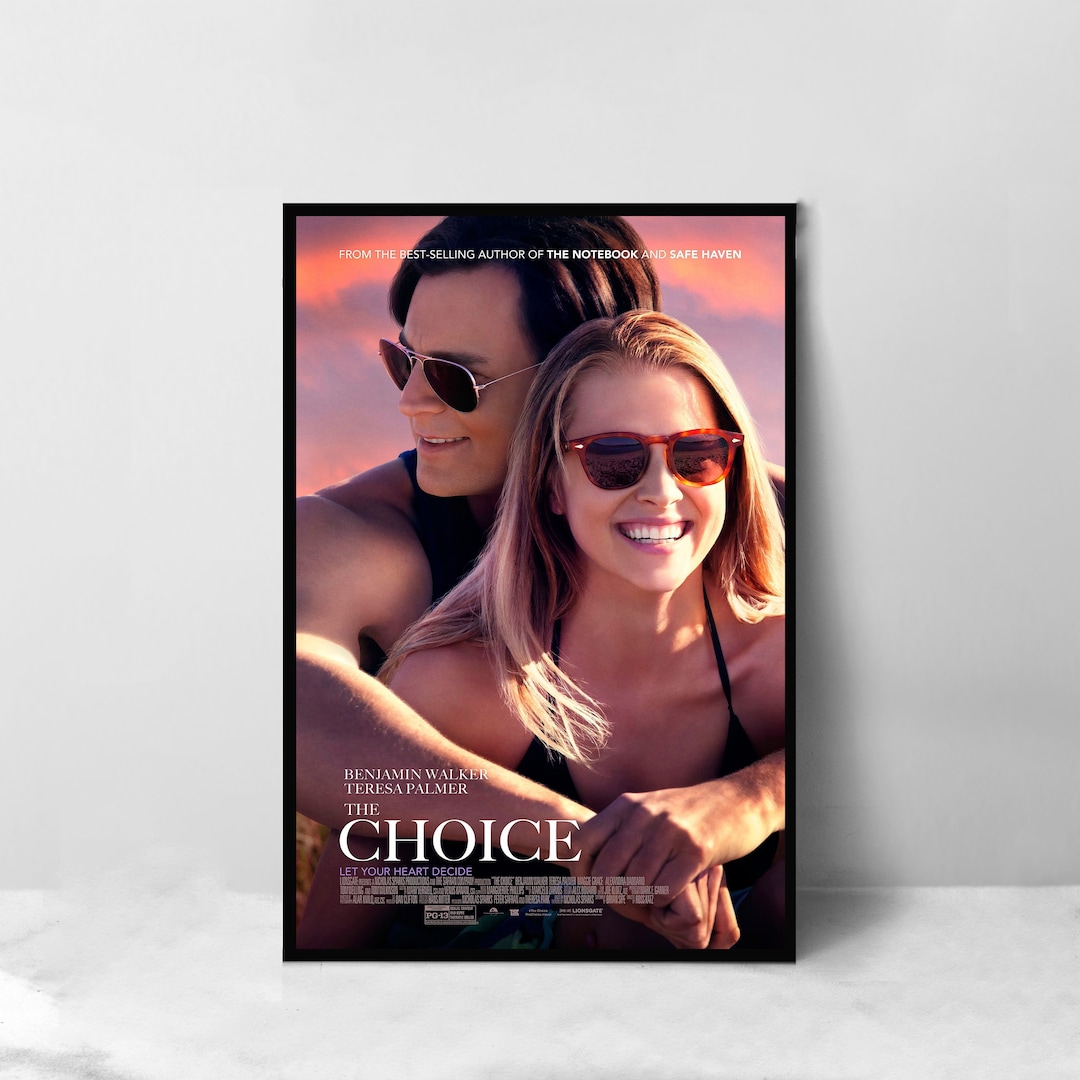 The Choice Movie Poster - High Quality Canvas Art Print - Room ...