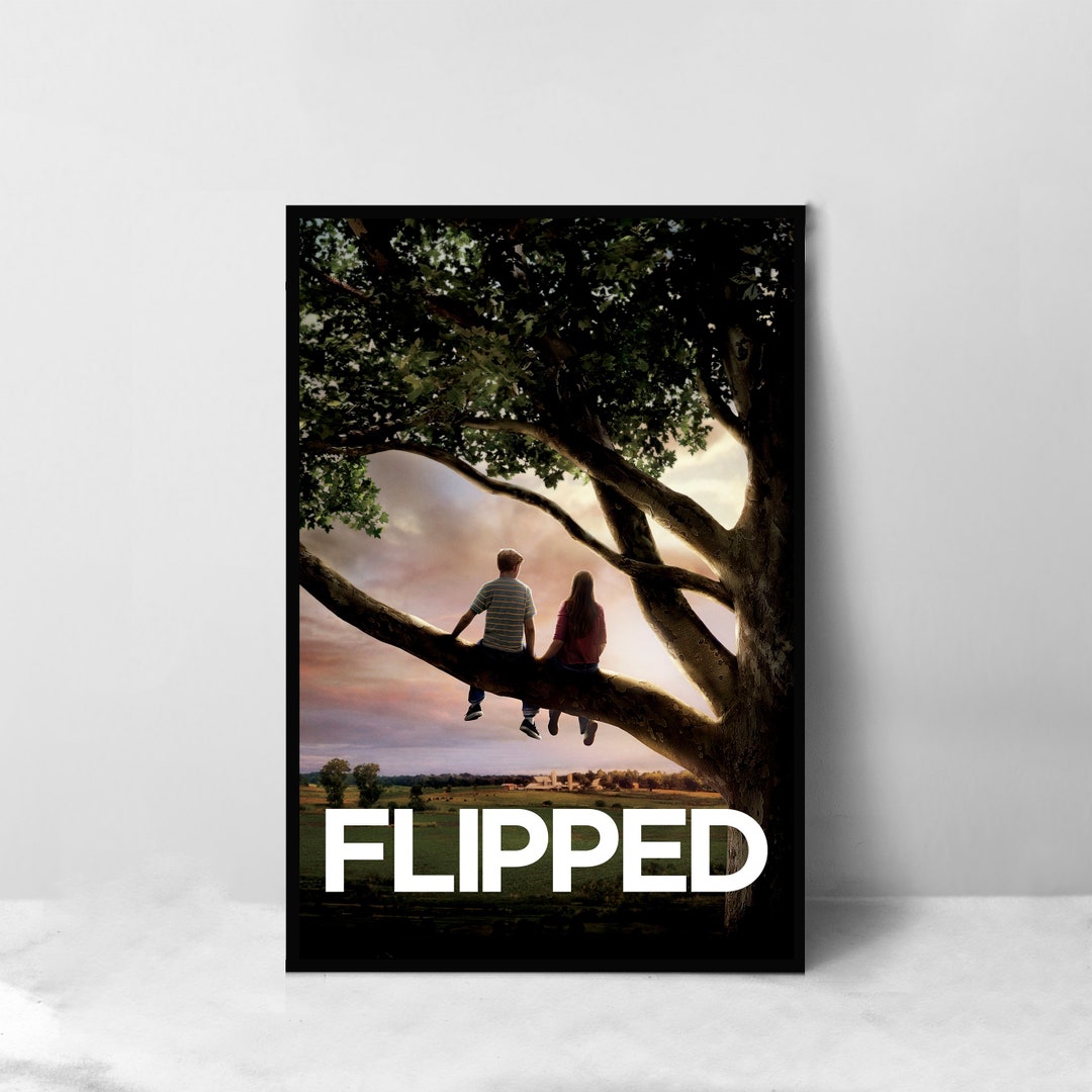 Flipped Movie Poster - High Quality Canvas Art Print - Room Decoration ...