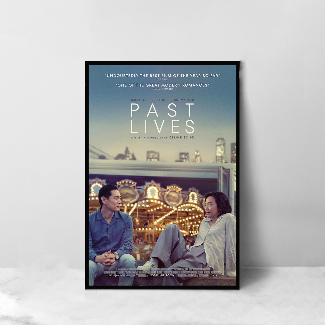 Past Lives Movie Poster - High Quality Canvas Art Print - Room ...