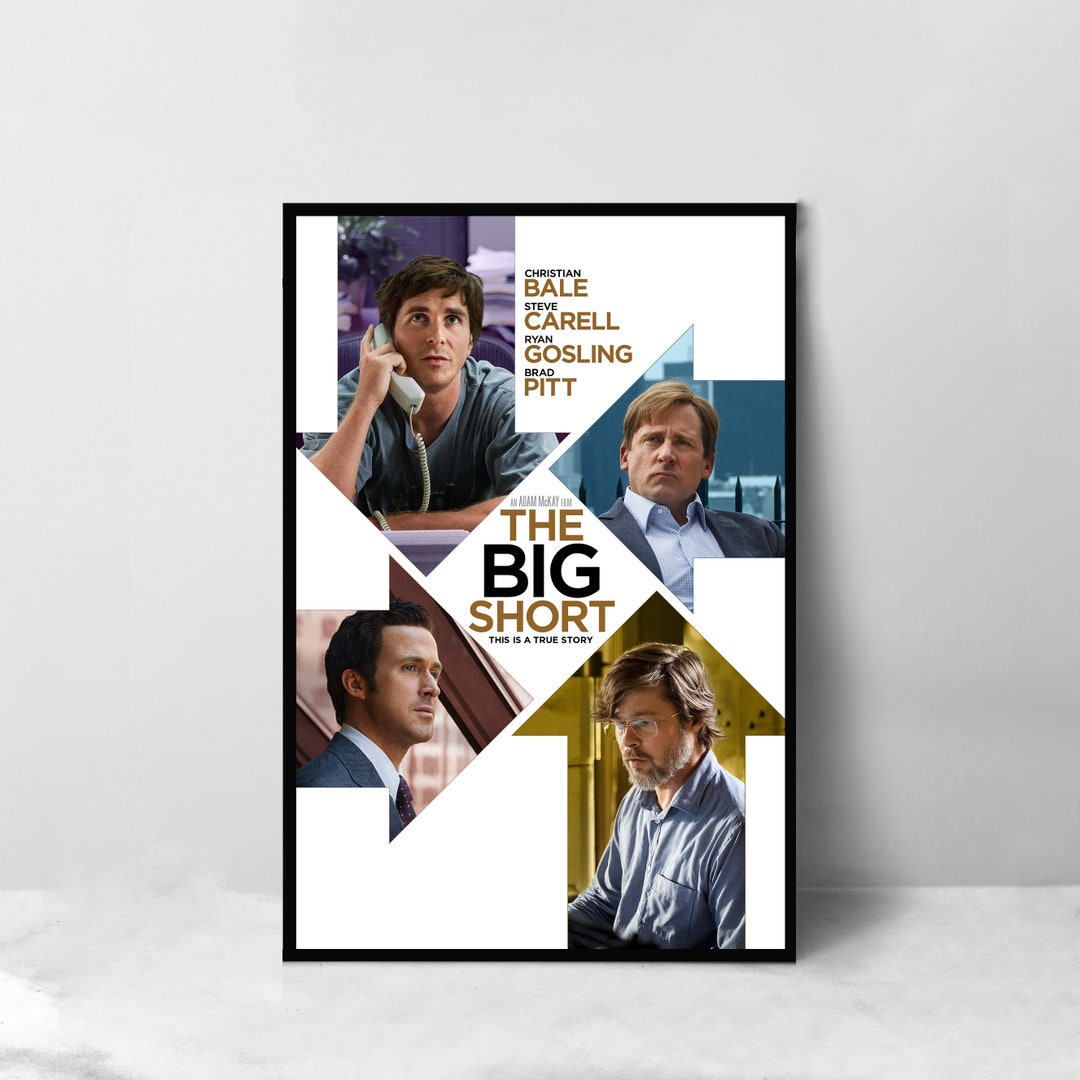 The Big Short Movie Poster - High Quality Canvas Art Print - Room ...