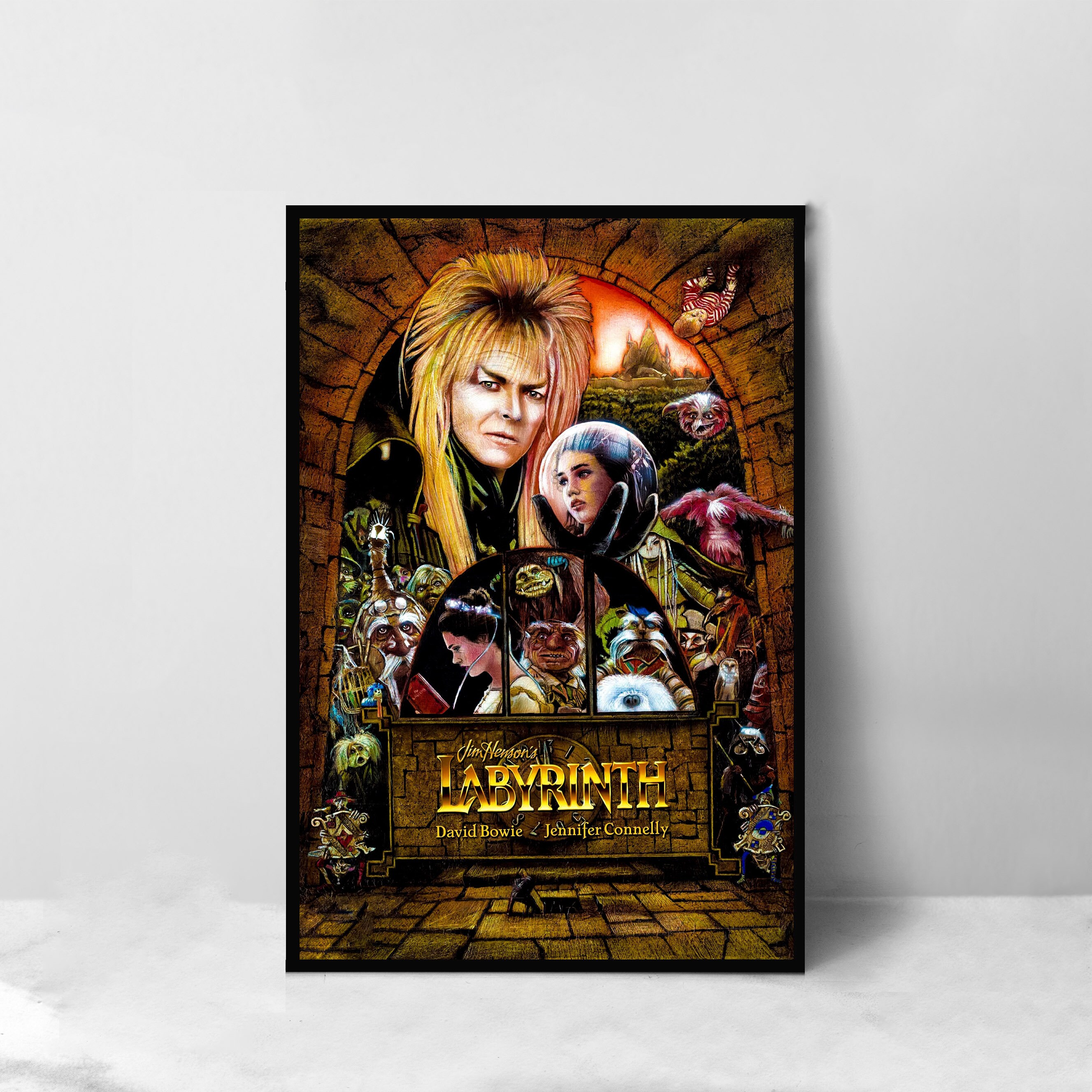Labyrinth Movie Poster High Quality Canvas Art Print Room Decoration ...
