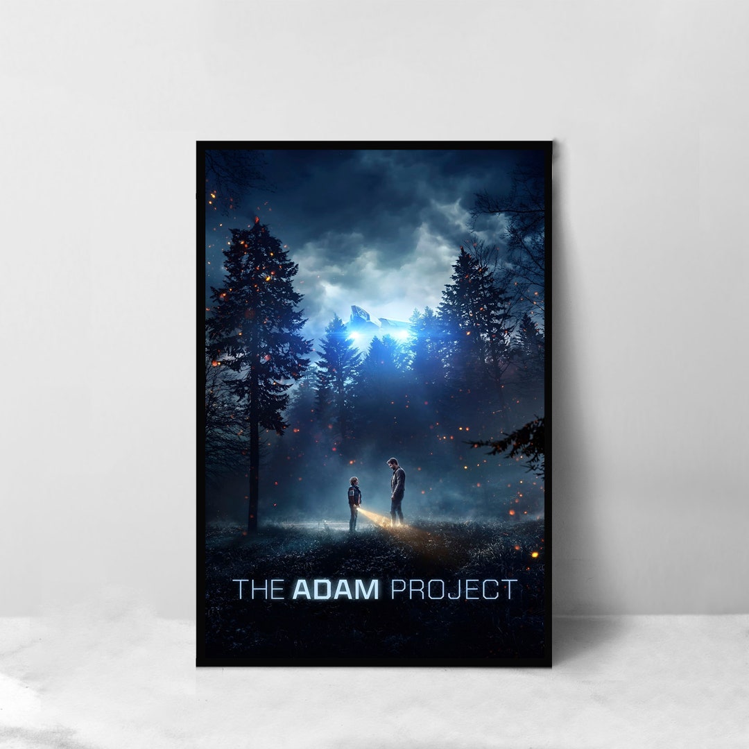The Adam Project Movie Poster - High Quality Canvas Art Print - Room ...