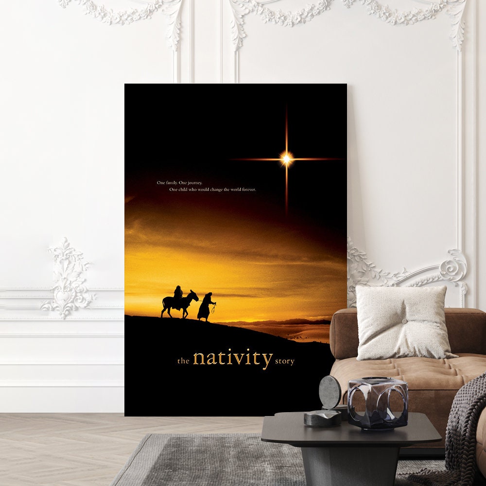 The Nativity Story Movie Poster High Quality Canvas Art - Etsy