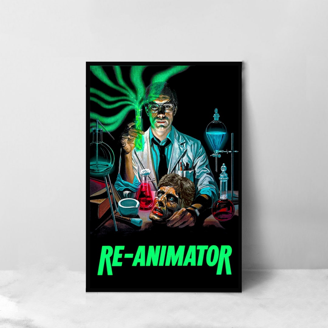 Re-animator Movie Poster - High Quality Canvas Art Print - Room ...
