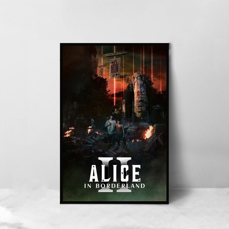 Alice in Borderland Movie Poster High Quality Canvas Art - Etsy Australia
