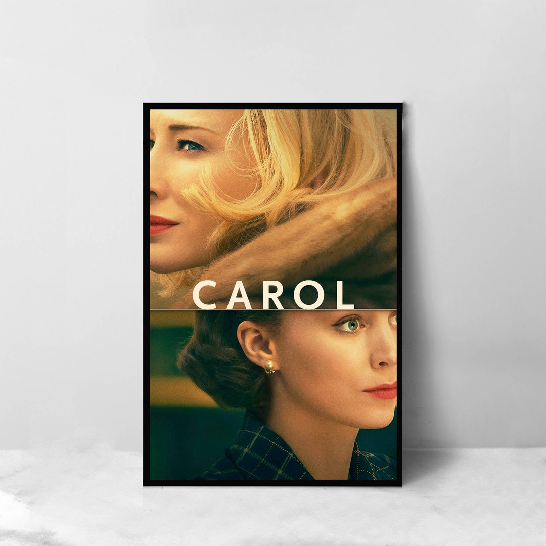 Carol Movie Poster - High Quality Canvas Art Print - Room Decoration ...