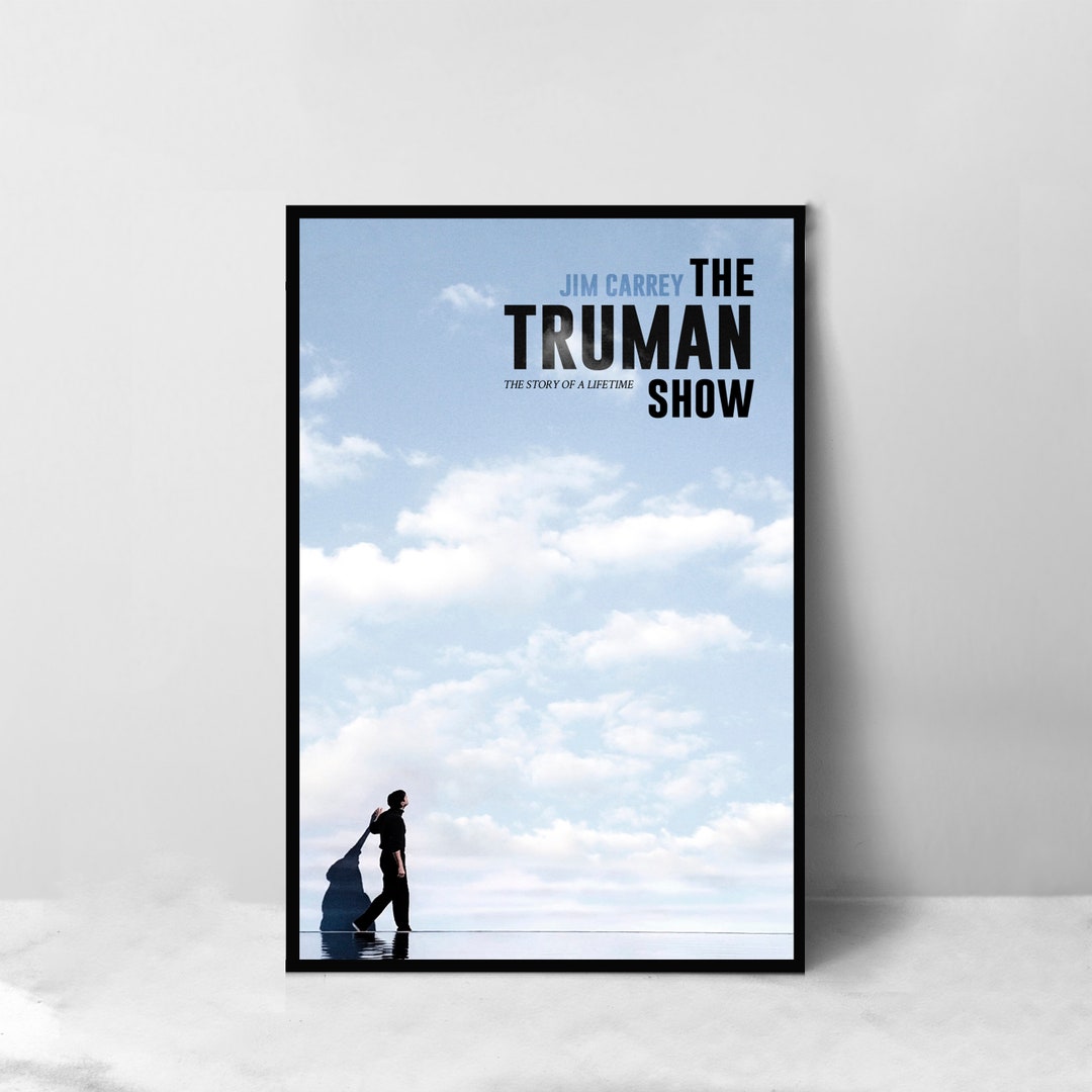 The Truman Show Movie Poster - High Quality Canvas Art Print - Room ...